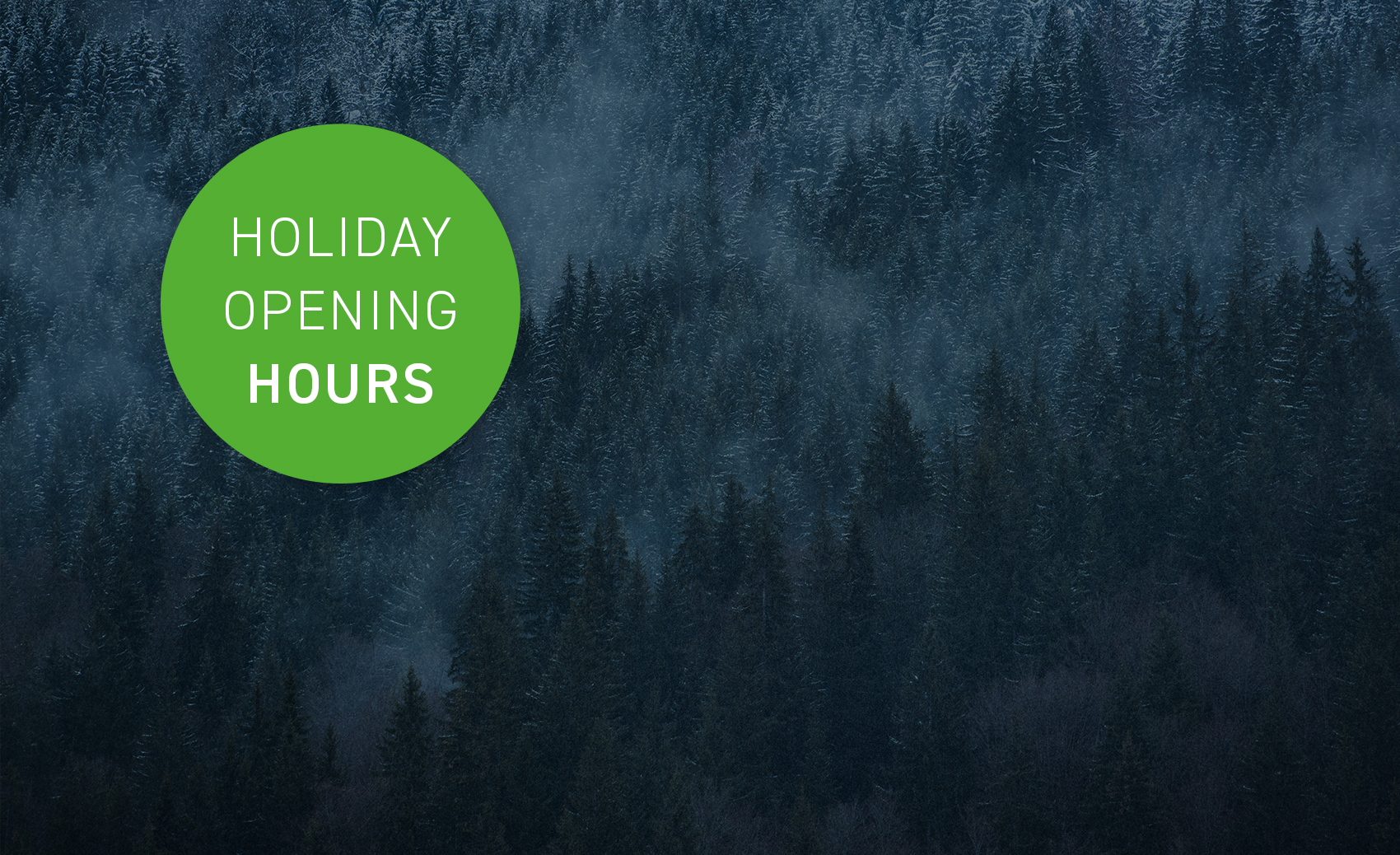 PMT holiday opening hours